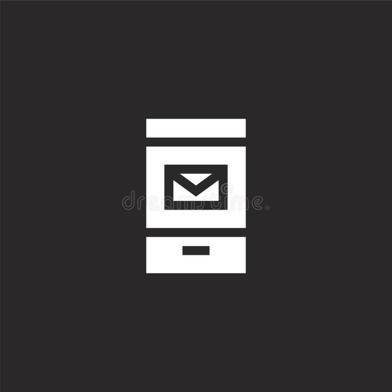 Message Icon. Filled Message Icon for Website Design and Mobile, App ...