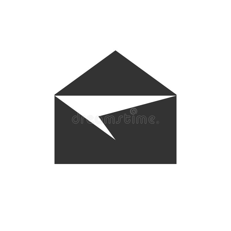 Message Icon Flat Design Isolated on White Stock Illustration ...