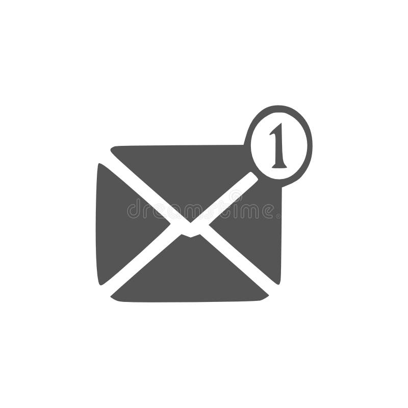Message icon,illustration stock illustration. Illustration of postman ...