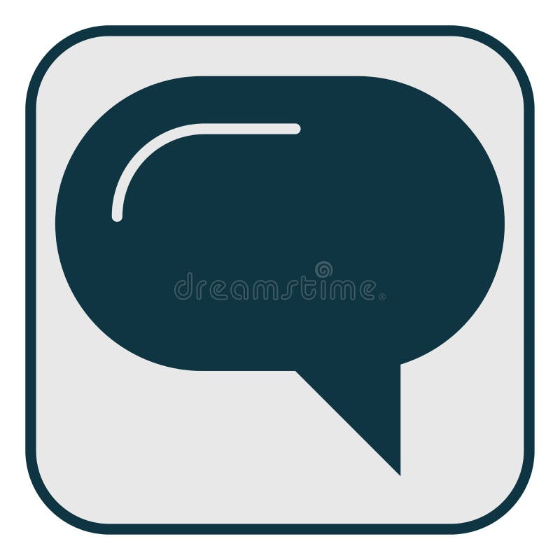 Message icon, icon stock vector. Illustration of isolated - 259396717