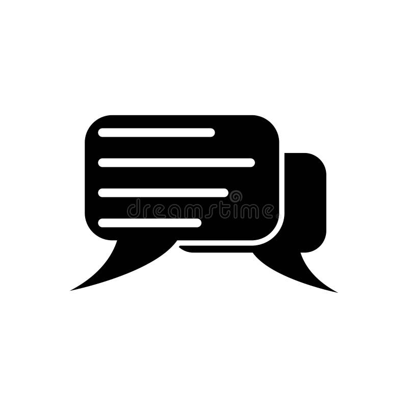 Message Icon Logo, Vector Design Stock Vector - Illustration of design ...