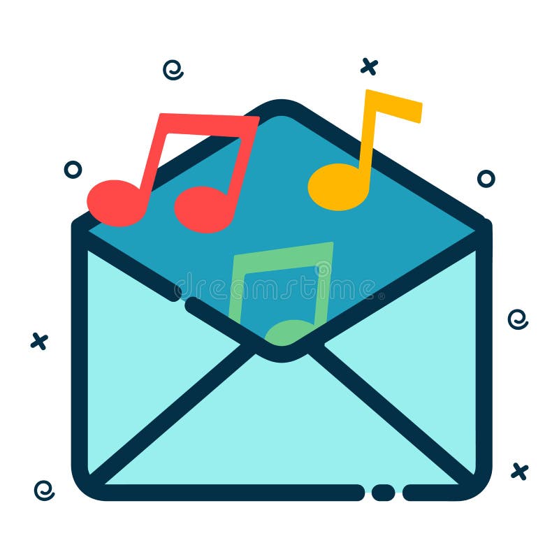 Message Icon in a Modern Style Stock Vector - Illustration of call ...