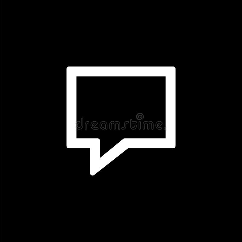 Message Icon for Simple Flat Style Ui Design Stock Vector ...