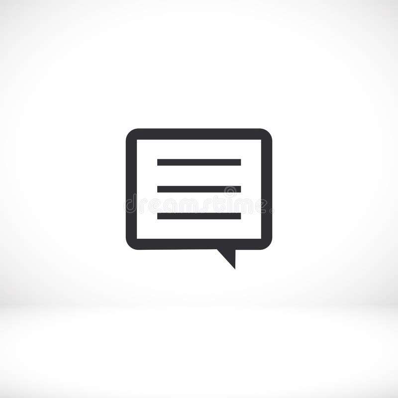 Message Icon. Vector Eps 10 . Design Flat Illustration Best Sms Stock ...