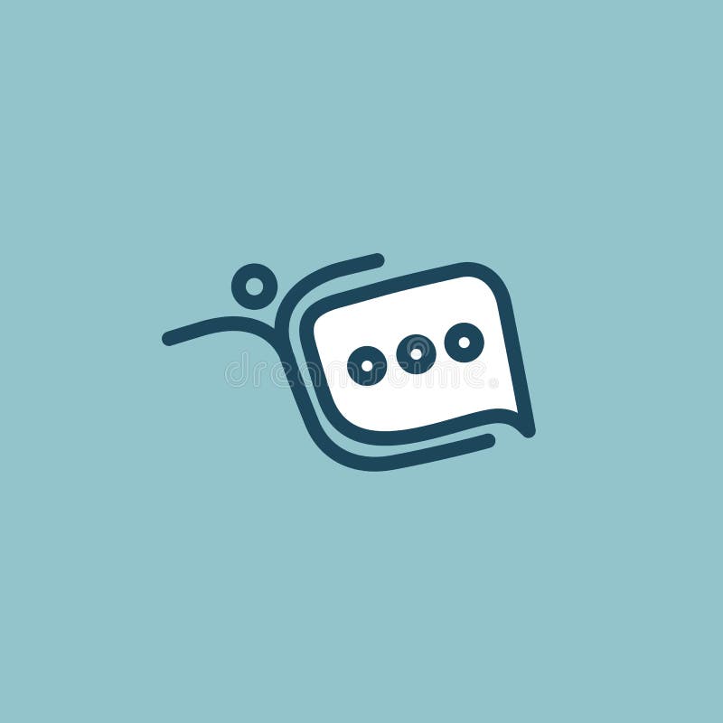 Logo Concept of Chat, Media, Soft, Dialogue Script, Popup, Support ...