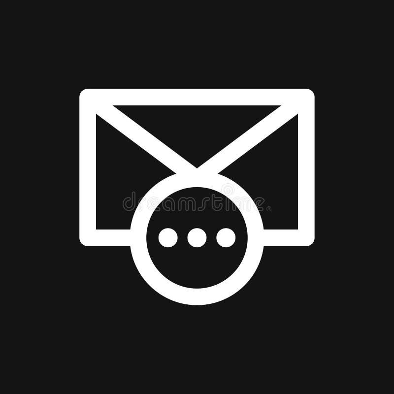 Message Icon, Vector Symbol for Design. Cat Sign Stock Illustration ...