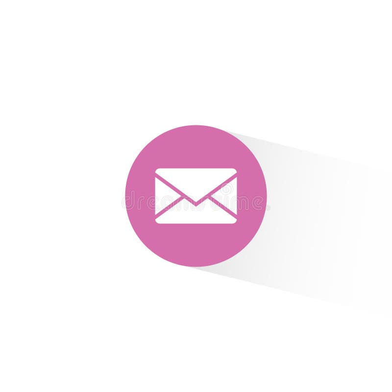 Message Icon Vector in Trendy Flat Style. Mail Symbol Illustration ...
