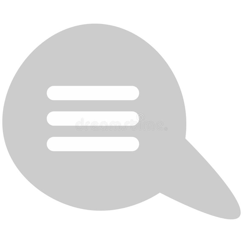 Message Icon on a White Background. Vector Illustration Stock ...