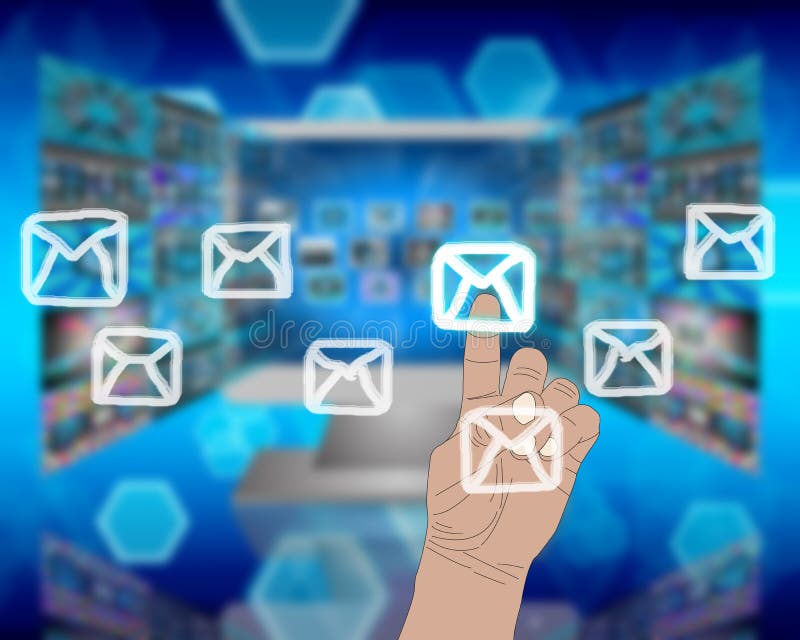 Message Interface stock image. Image of global, media - 33045105