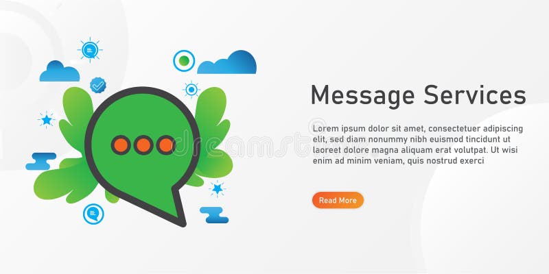 Message Landing Page Template. Creative Website Template Designs ...