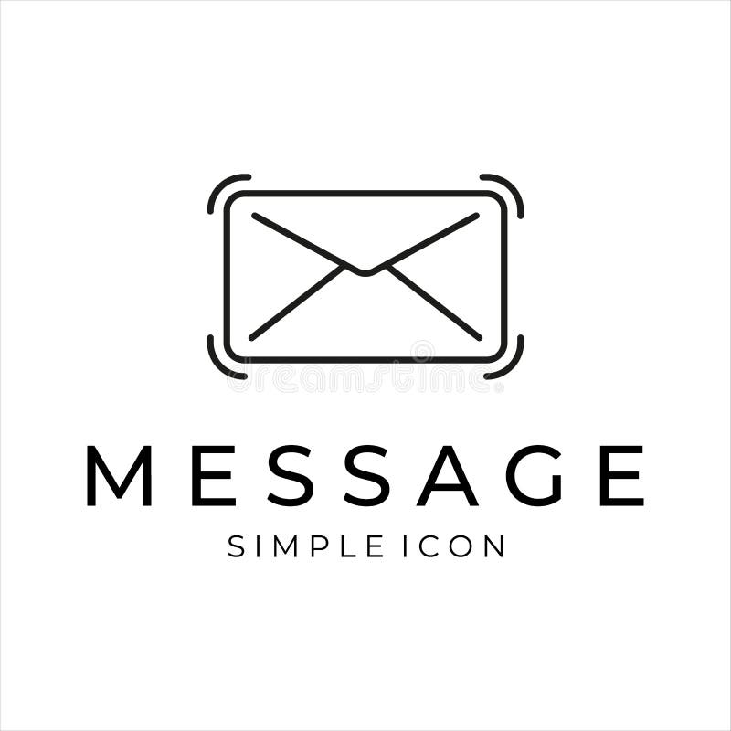Mail Icon Minimalist Stock Illustrations – 711 Mail Icon Minimalist ...