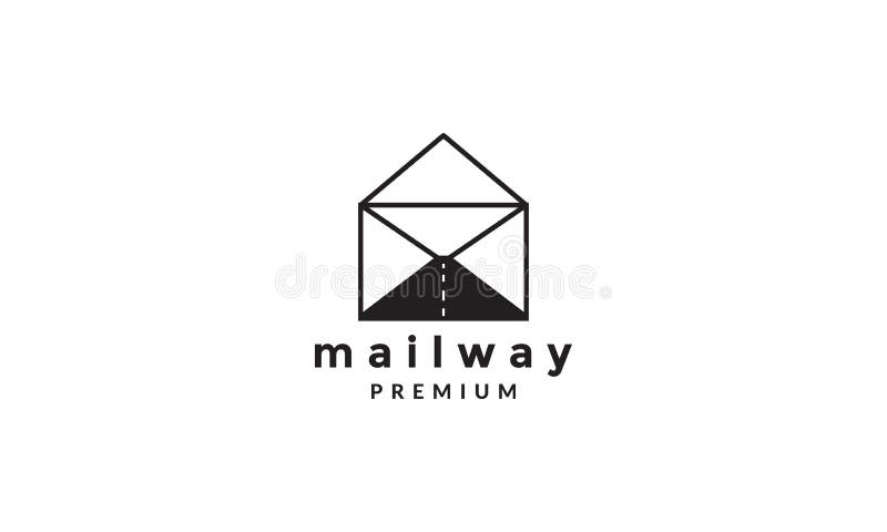 Message or Mail with Way Logo Symbol Icon Vector Graphic Design ...