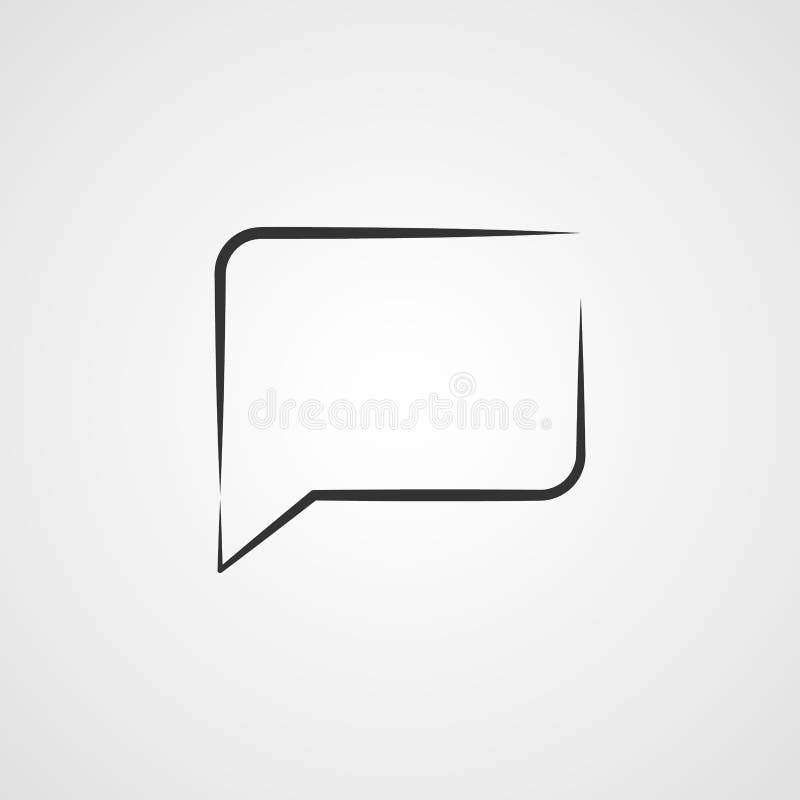 Message modern style. stock vector. Illustration of sign - 88611055