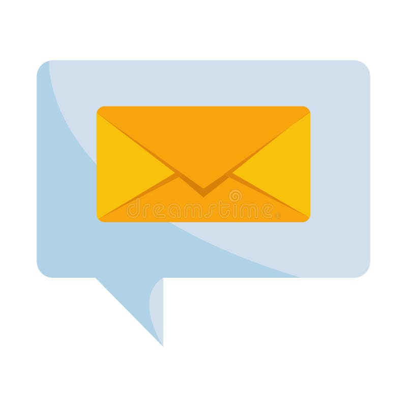 Message Notification Bubble Stock Vector - Illustration of alert, mail ...