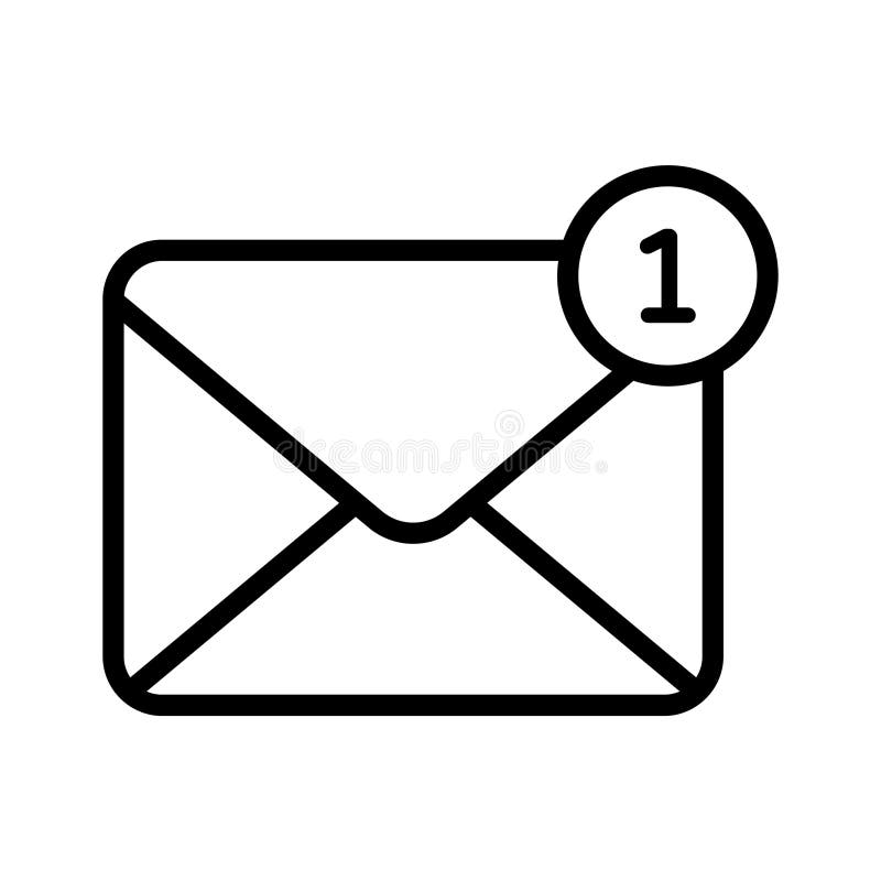 Message Notification stock vector. Illustration of communication ...