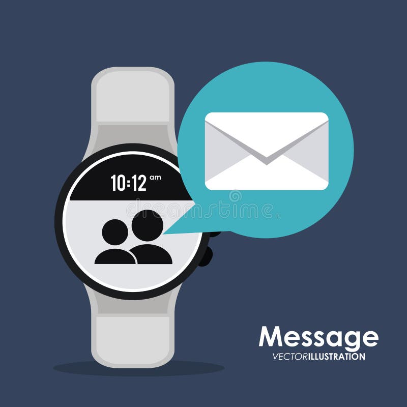 Message online design stock vector. Illustration of envelope - 61909432