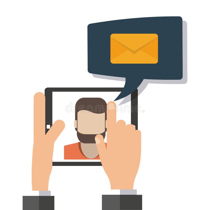 Message online design stock vector. Illustration of concept - 61909660