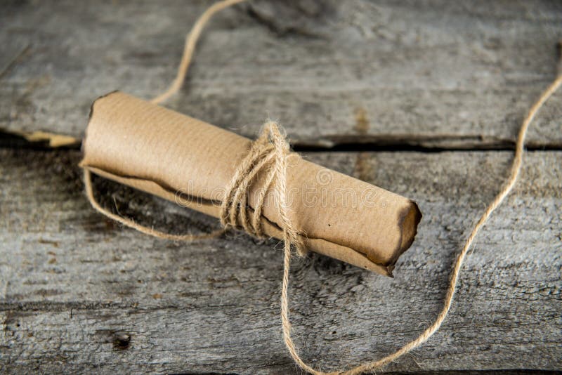 Message in paper roll stock image. Image of space, text - 73869113