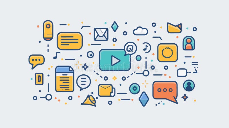 Professional Message Send Icon Communication Concept Image Stock Vector ...