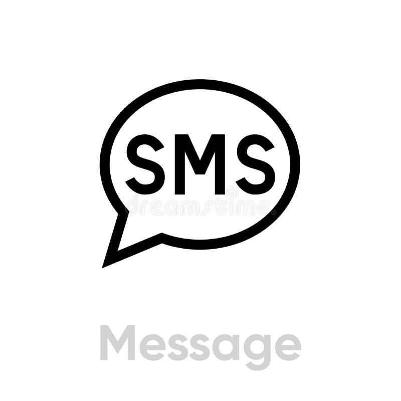 Yay Message Social Icon. Editable Line Vector Stock Vector ...