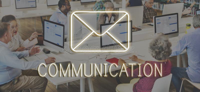 Message Social Network Chat Texting Graphic Concept Stock Image - Image ...