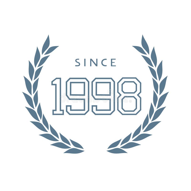 Since 1998 message symbol stock vector. Illustration of 1998 - 265879865