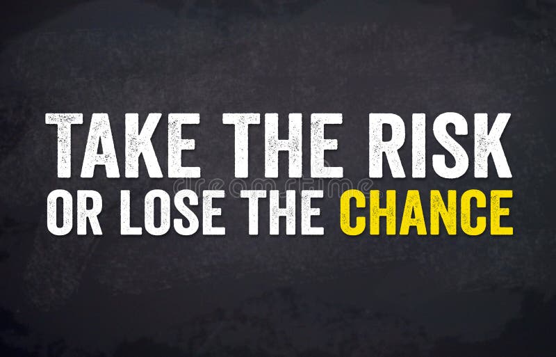 Take Risk Typography Stock Illustrations – 187 Take Risk Typography ...