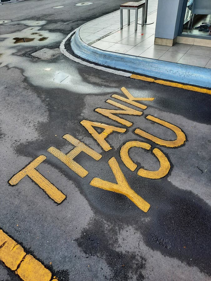 Message Thank You On The Way Stock Photo - Image of thank, message ...