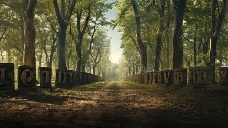 Message tree letters stock photo. Image of harmony, expression - 362049414