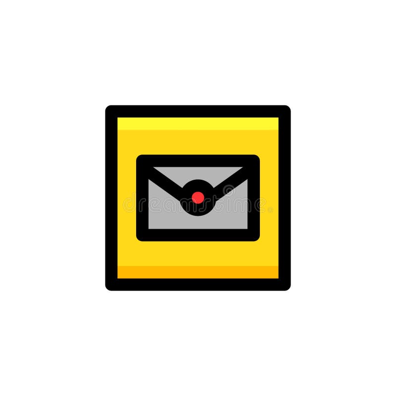 Message, Mail, Post & Letter Icon Stock Vector - Illustration of icon ...