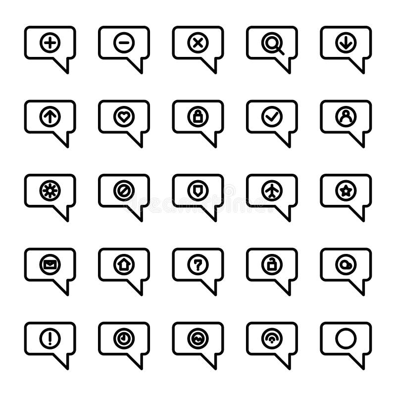 User Interface Icon Set Include Block, User, Avatar, User Interface ...