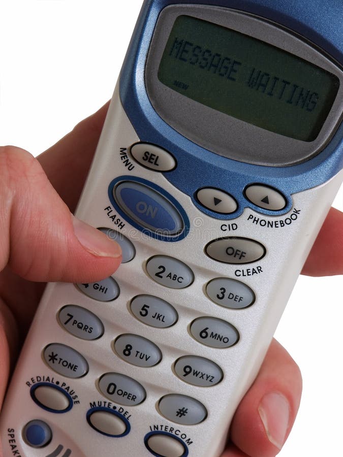 Message Waiting stock image. Image of white, numbers, fingers - 3629965
