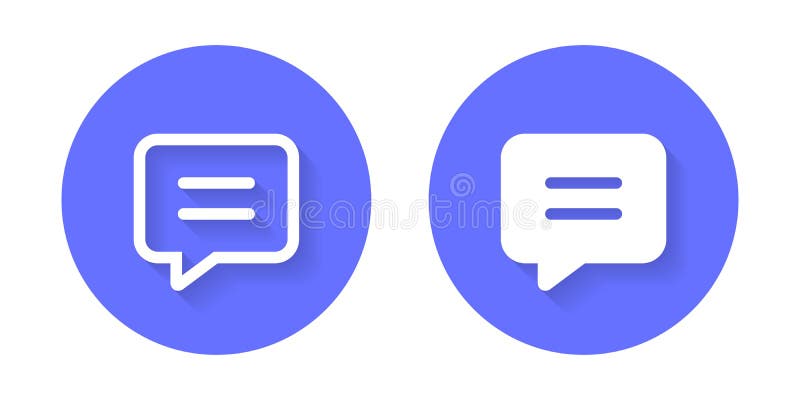 Messages, Chat, Speech Bubble Icon Vector in Flat Style Stock Vector ... Messages, Chat, Speech Bubble Icon Vector in Flat Style Stock Vector ...