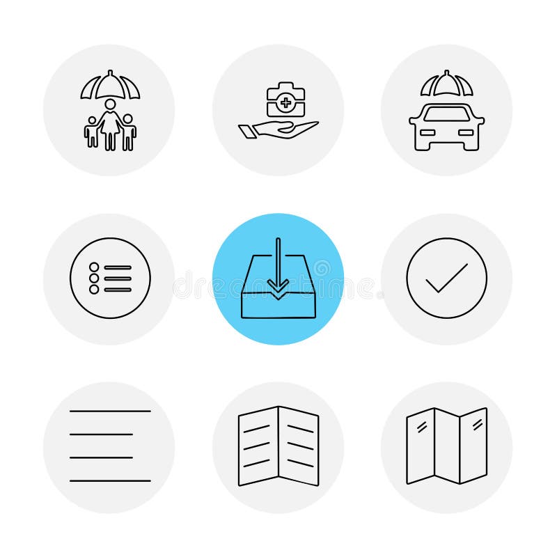 Messages , Email , Document , Speaker, Sound , Eps Icons Set Vector ...