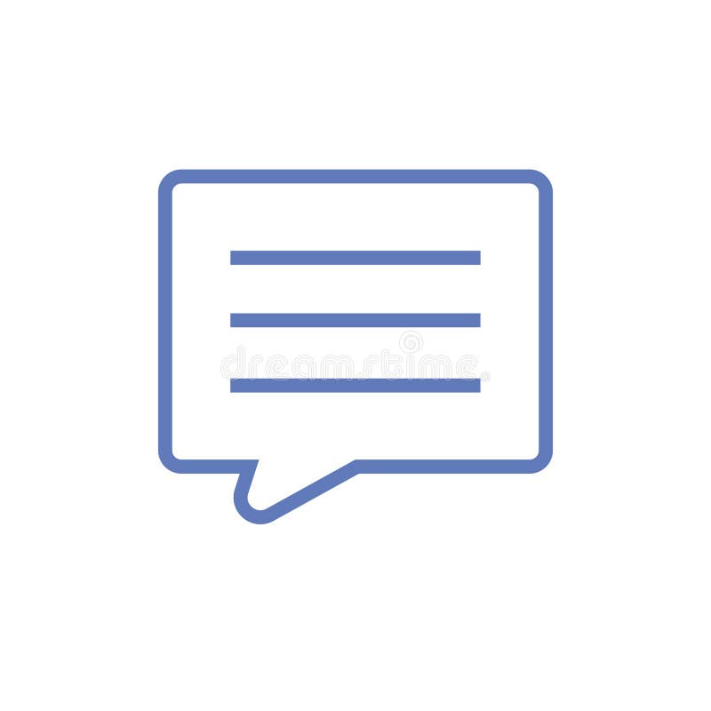 Messages isolated on white stock vector. Illustration of speaker - 86668652