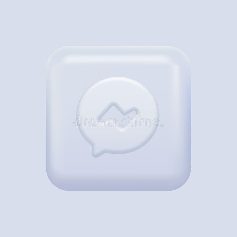 Messaging APP Icon. Texting Social Media Stock Vector - Illustration of ...