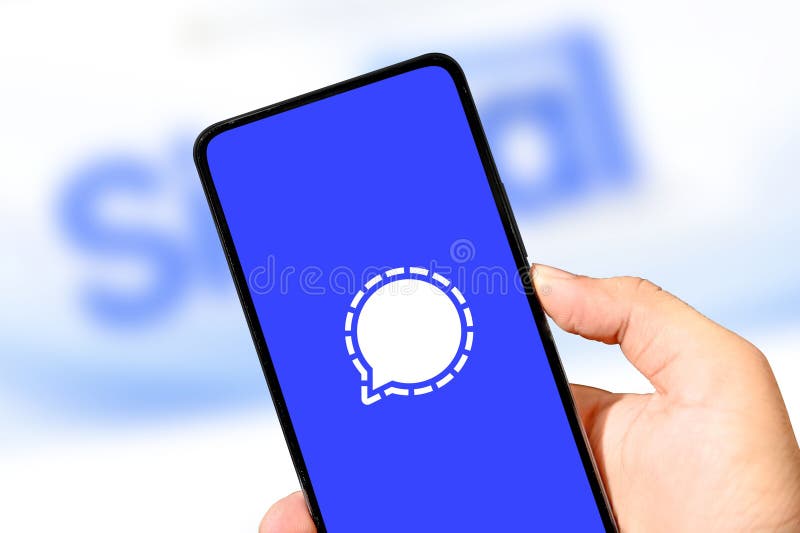 Messaging Application Signal Smartphone Screen Close Up Illustrative ...