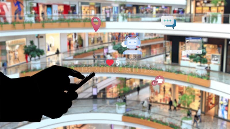 Chatbot Artificial Intelligence. Textual Model of Communication Stock ...