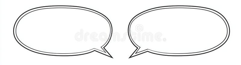 Messaging Conversation Elements in a One-line Bubble. Communication ...