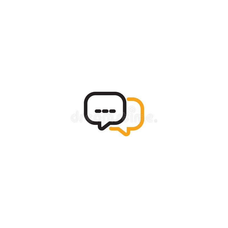 Messaging Icon. Vector Illustration Decorative Design Stock Vector ...