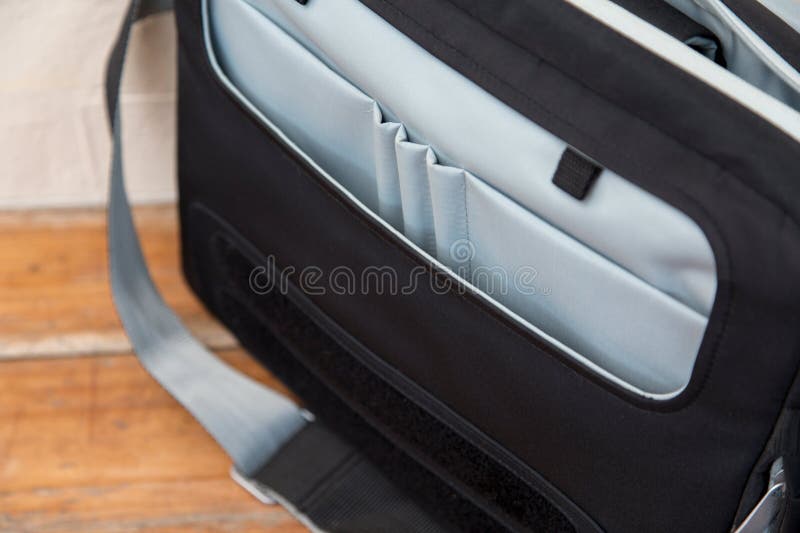 Messenger Bag with Interior Pockets Stock Photo - Image of messenger ...