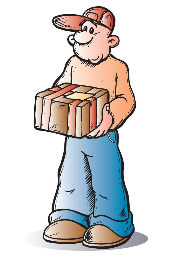 Messenger boy, stock illustration. Illustration of dispatch - 1368153