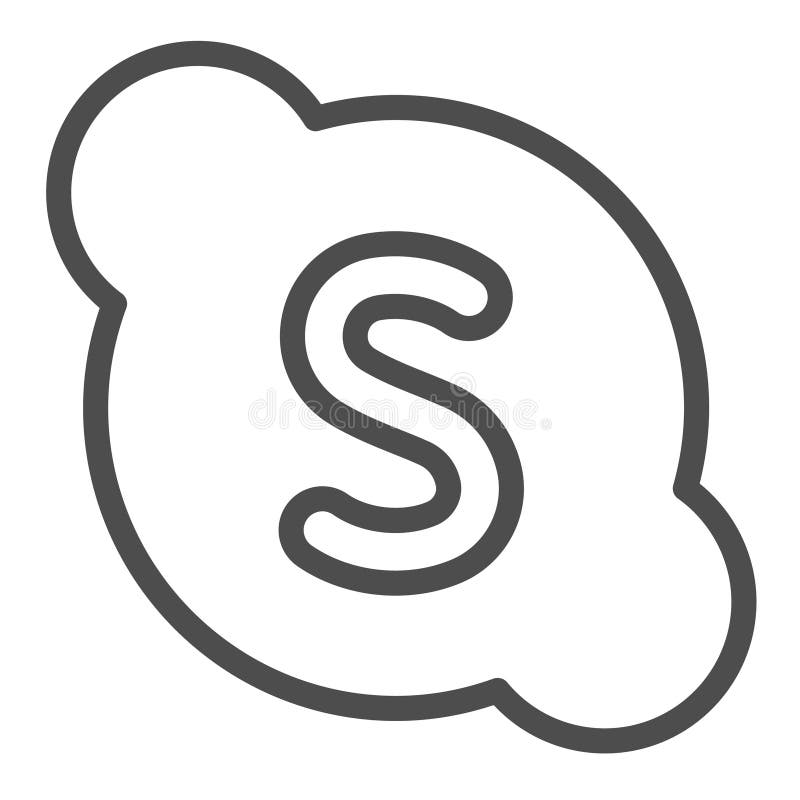 Messenger Bubble Line Icon, Windows Pack Concept. Vector Graphics Stock ...