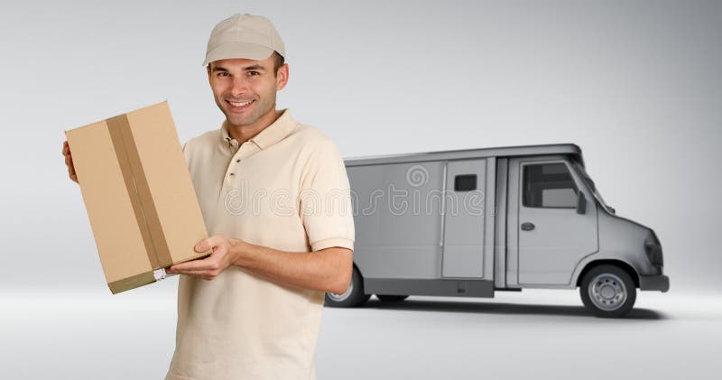 Delivery Man with Back Pain Stock Photo - Image of back, caucasian ...