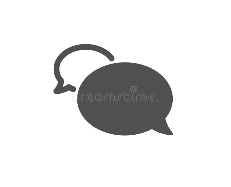 Messenger Icon. Speech Bubble Sign. Chat Message. Vector Stock Vector ...