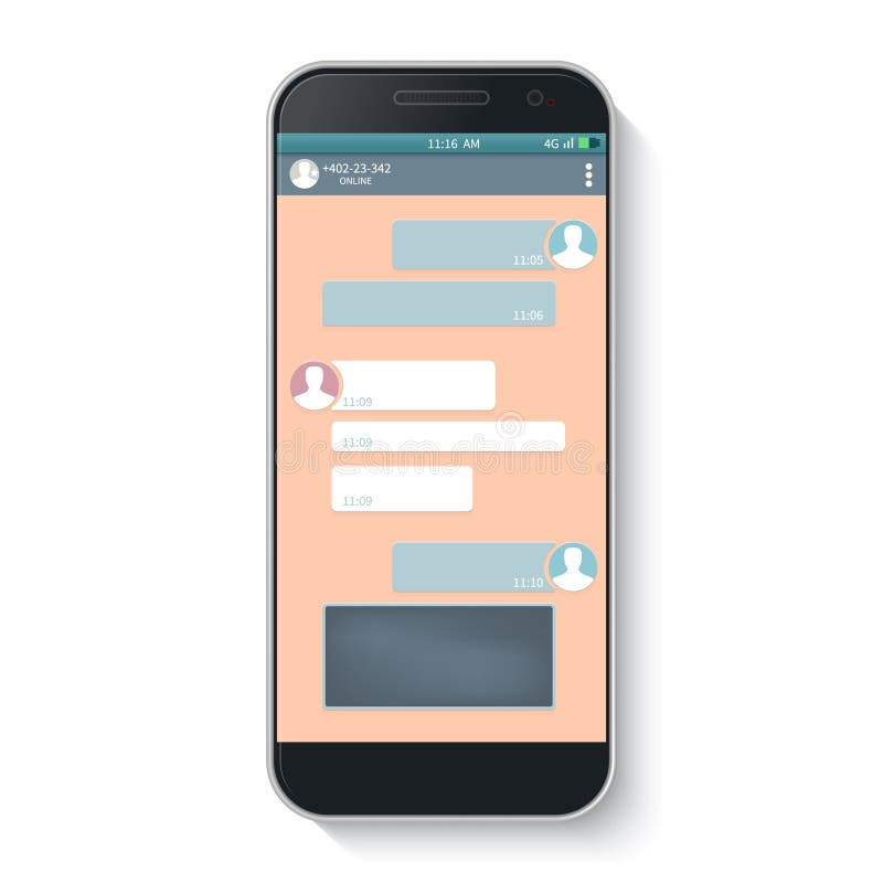Messenger Window. Blank Template.Chating and Messaging Concept Stock ... Messenger Window. Blank Template.Chating and Messaging Concept Stock ...