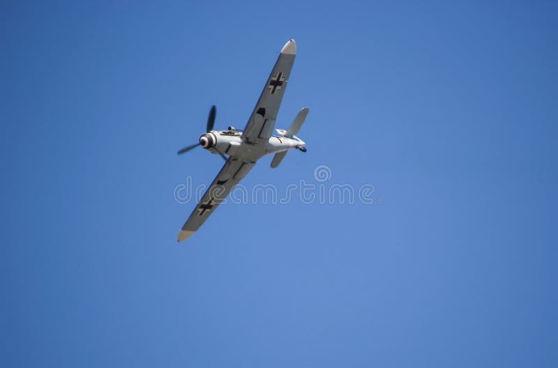 A Messerscgmitt BF-109 Fighter Plane from World War II Editorial Stock ...