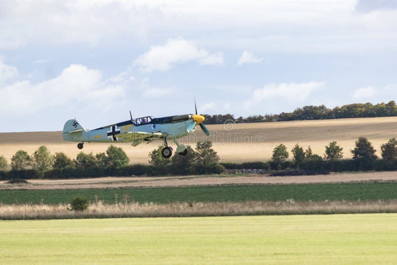 Messerschmitt Me 109 editorial stock photo. Image of commercial - 196006078