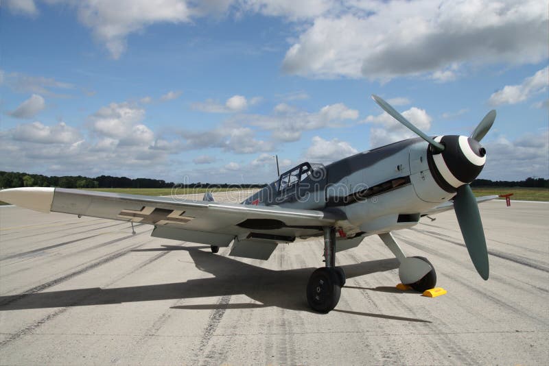 A ME109 German Fighter of the Jagdgeschwader 301 JG 301 Luftwaffe ...