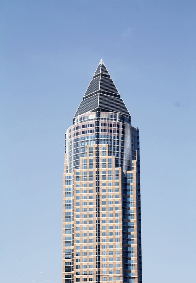 Messeturm editorial stock image. Image of frankfurt, glass - 83556039